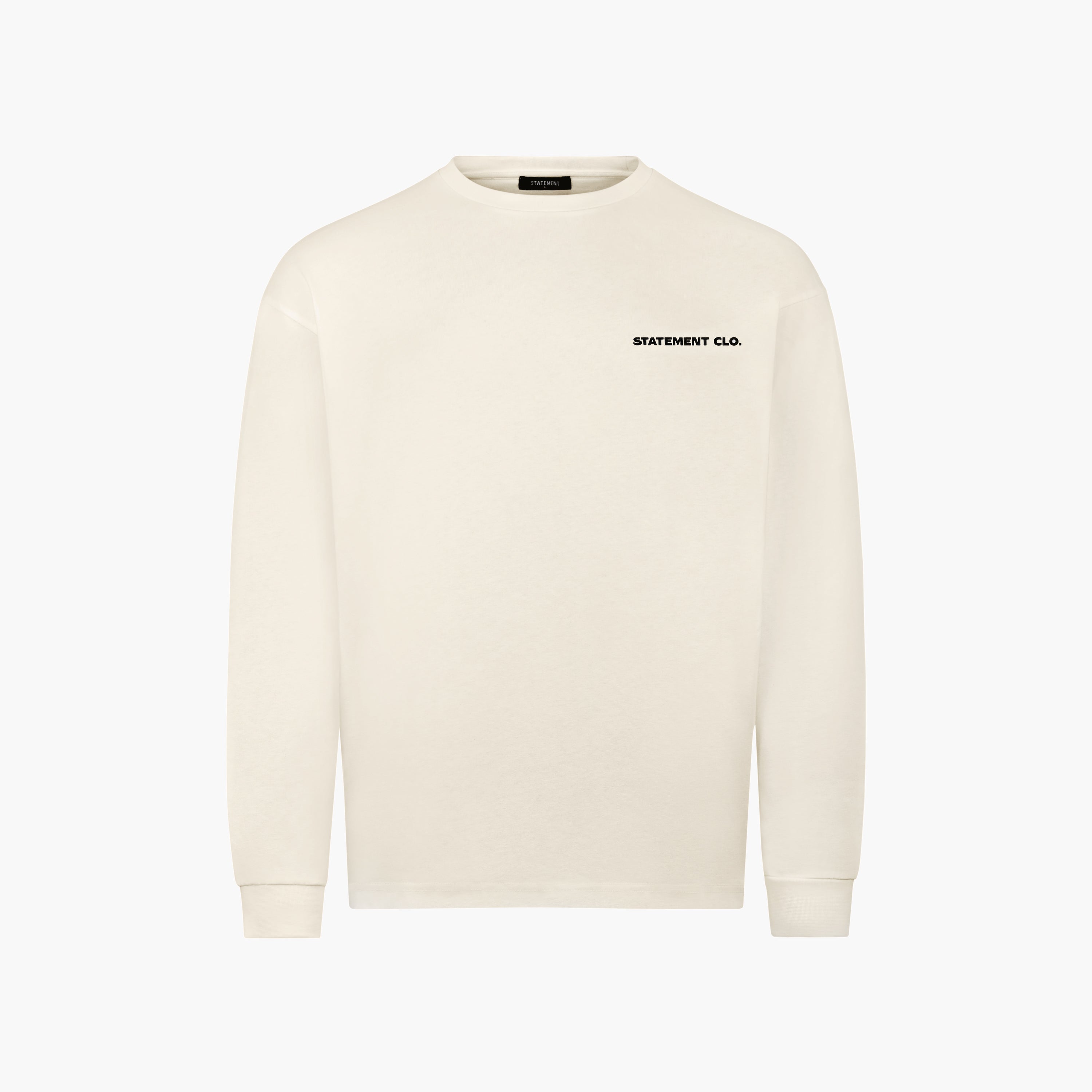 BASIC LONGSLEEVE WHITE – Statement Clo