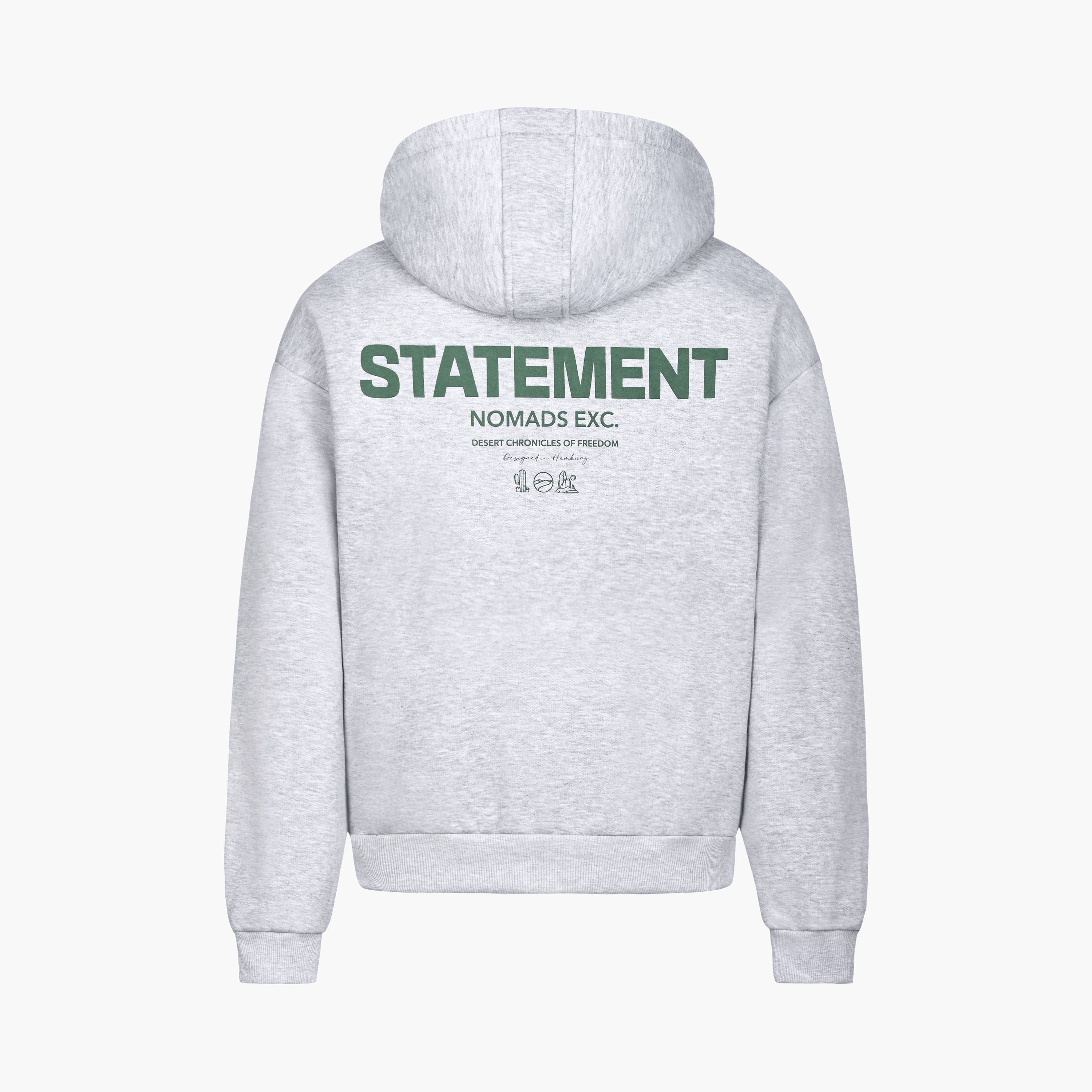 EXCHANGE HOODIE GREY MELANGE – Statement Clo