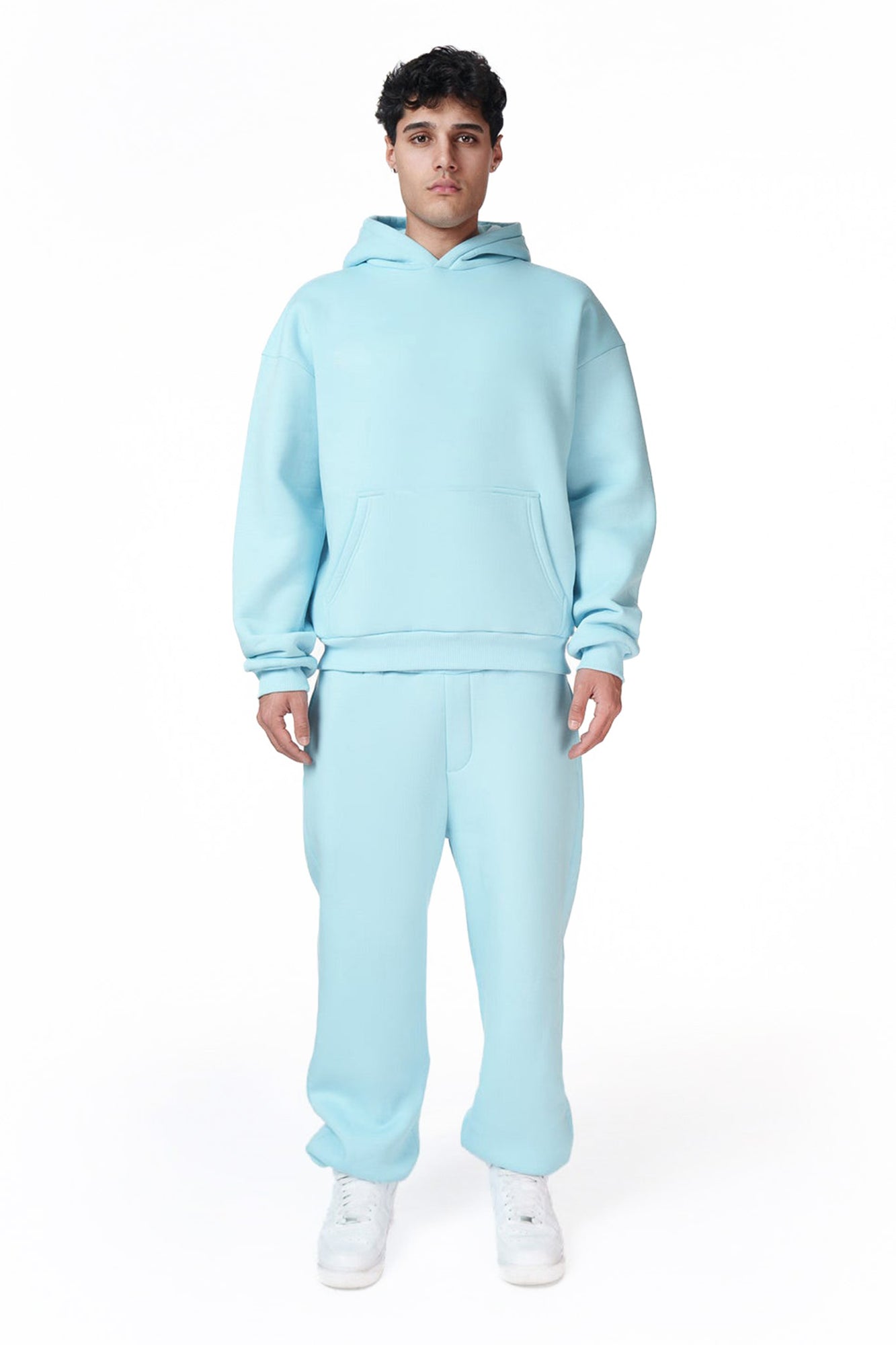 BASIC HOODIE (ICE BLUE)