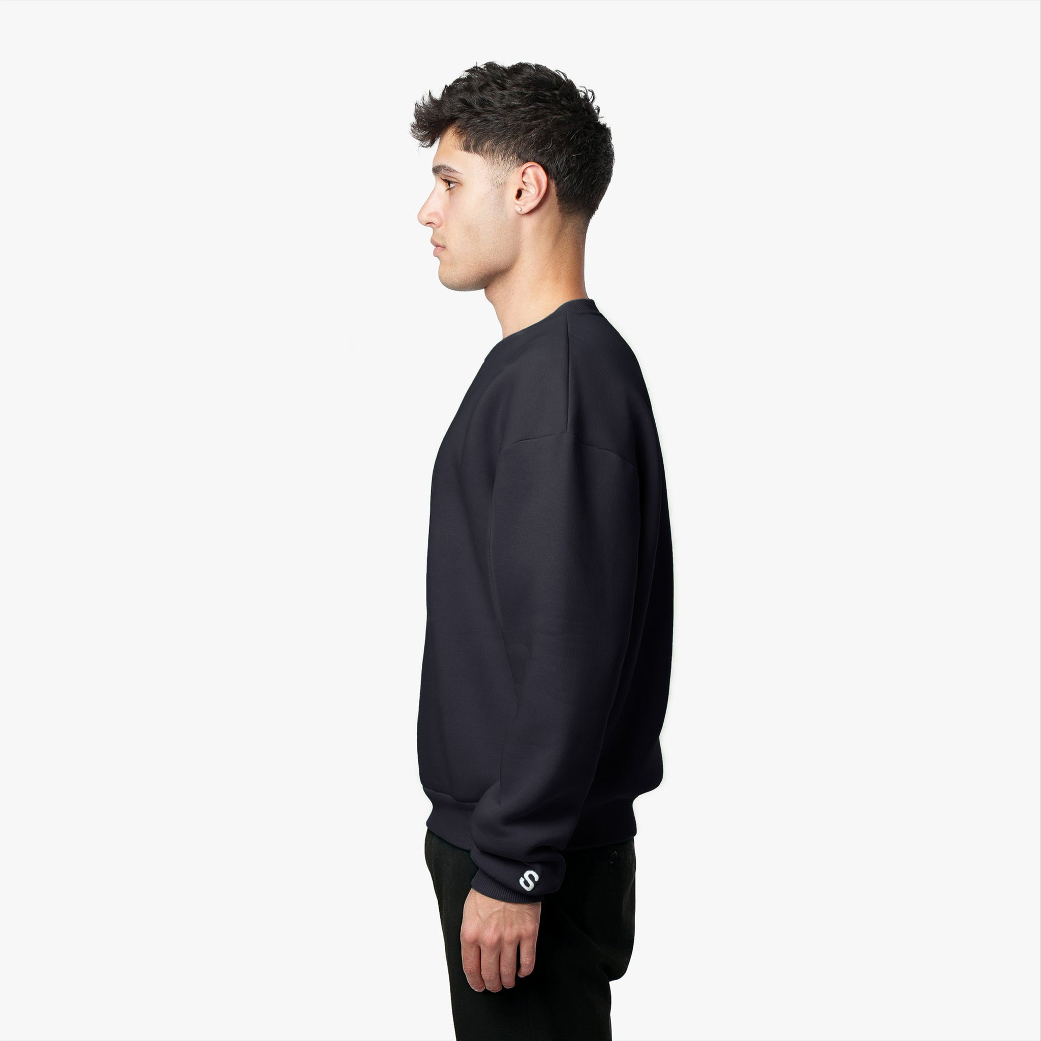 BASIC SWEATER DARK GREY – Statement Clo