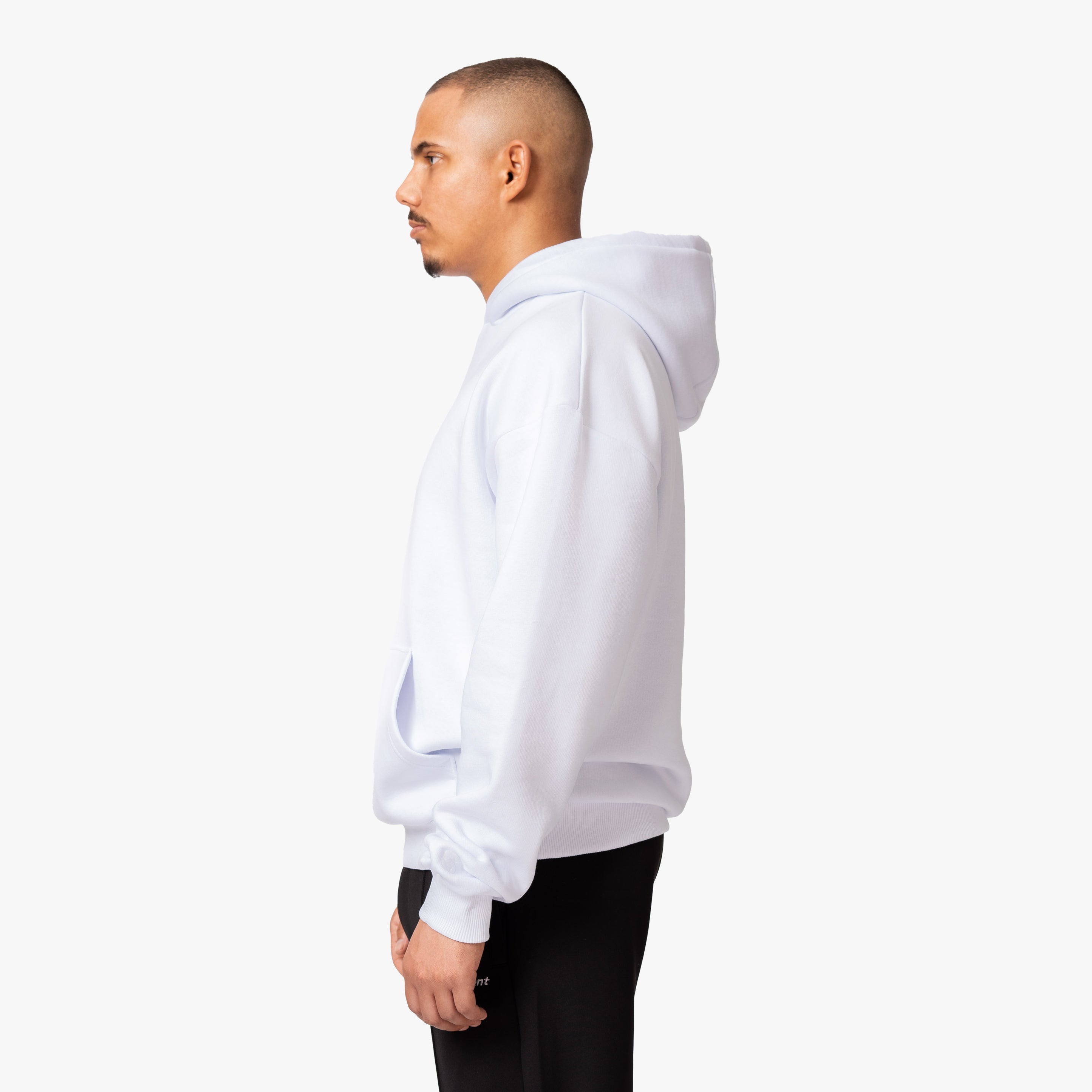 BASIC HOODIE WHITE – Statement Clo